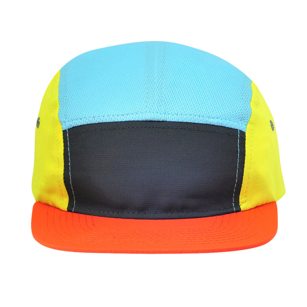 Performance Mesh Five Panel Hats - BYO